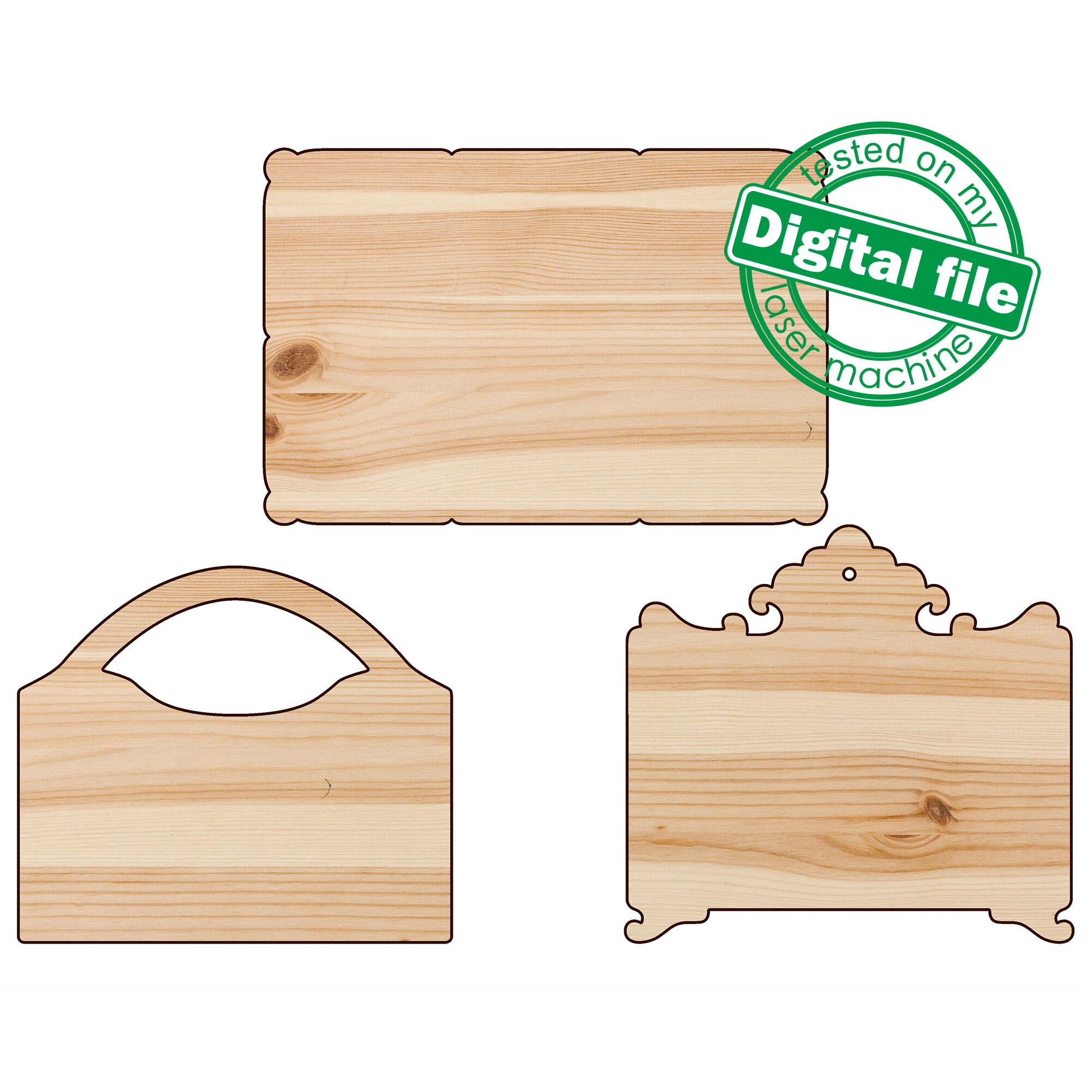 SVG, DXF, PDF Farmhouse Cutting Board, Boards for Serving Dishes ...