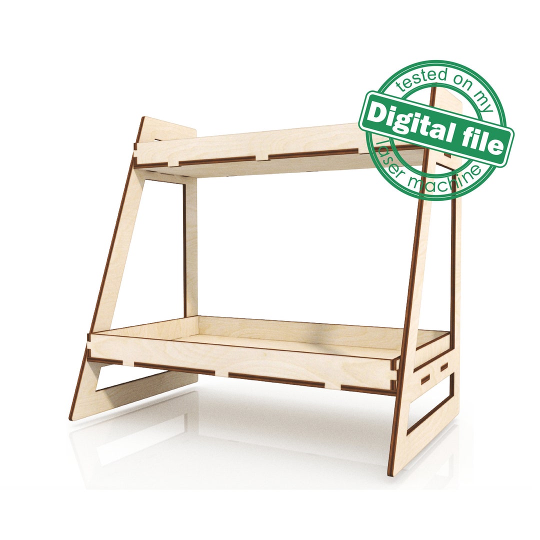 SVG, DXF, PDF Laser Cut Files Tiered Tray, Farmhouse Rectangular Open ...