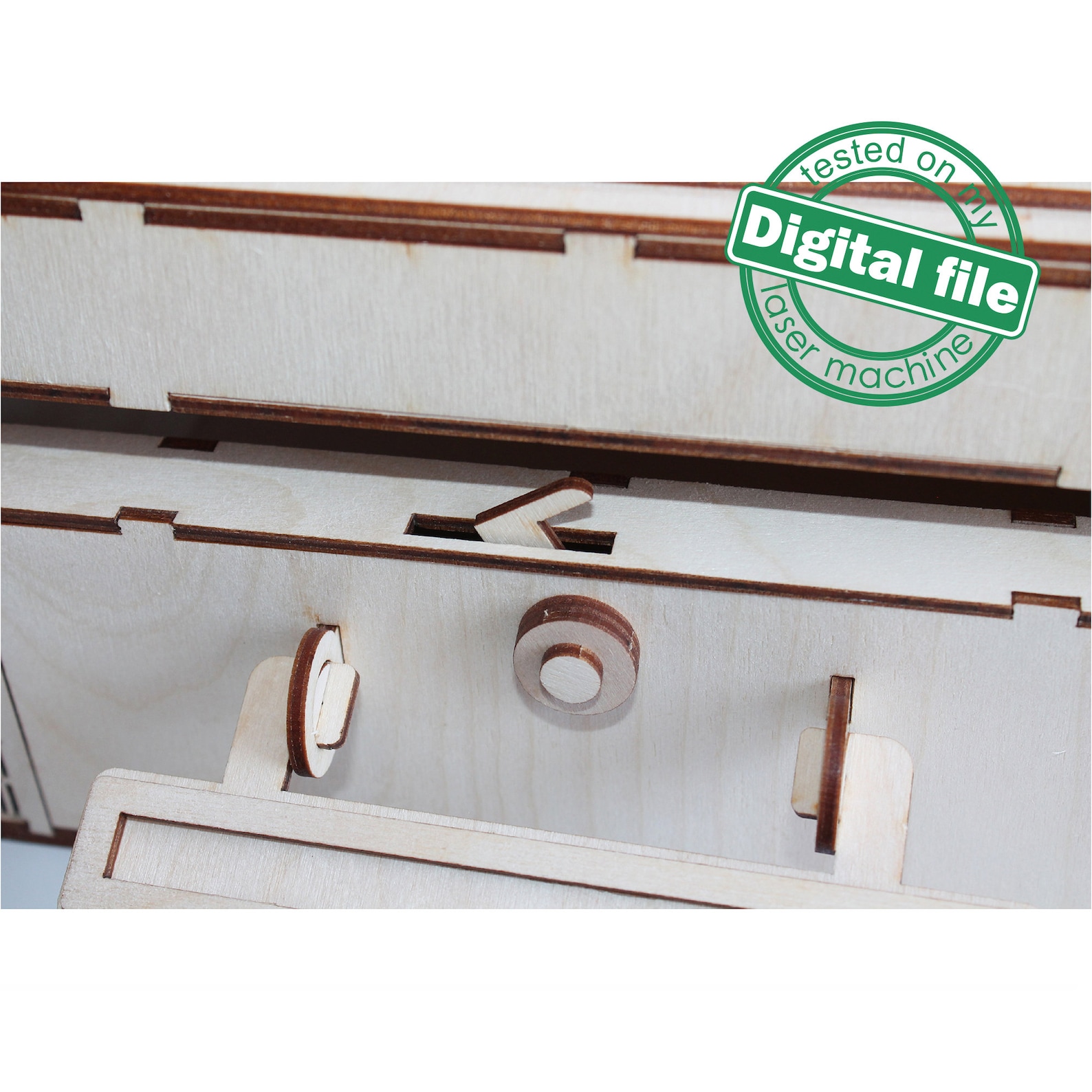 DXF SVG Files for Laser Retro Wooden Suitcase Vintage - Etsy