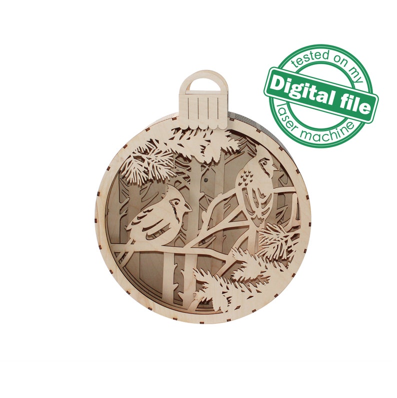 DXF SVG Files for Laser Light Box Winter Decor Two - Etsy