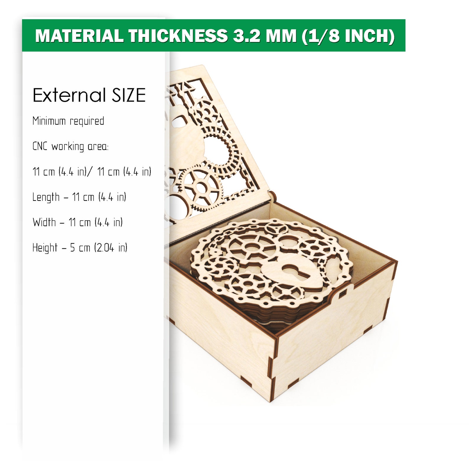 DXF SVG Files for Laser Cut Steampunk Wood Coasters in the - Etsy