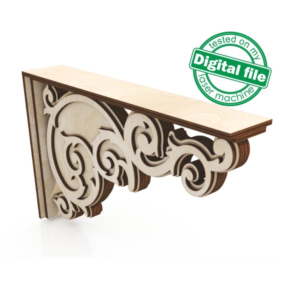 DXF SVG Files for Laser Decorative Rustic Corbel Home Decor - Etsy
