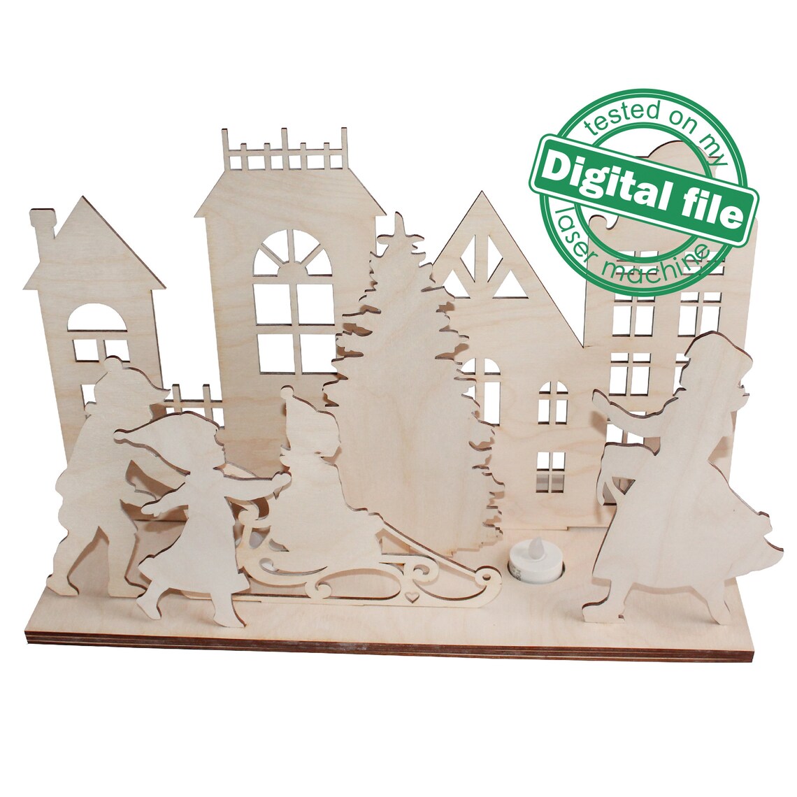 DXF SVG Files for Laser Tea Candle Holders Centerpiece - Etsy