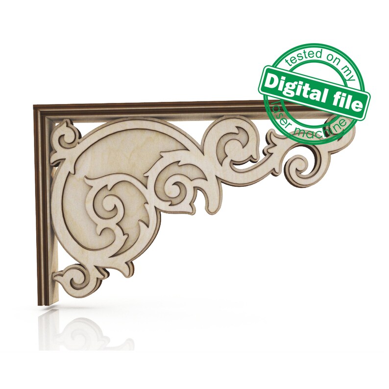 DXF SVG Files for Laser Decorative Rustic Corbel Home Decor - Etsy