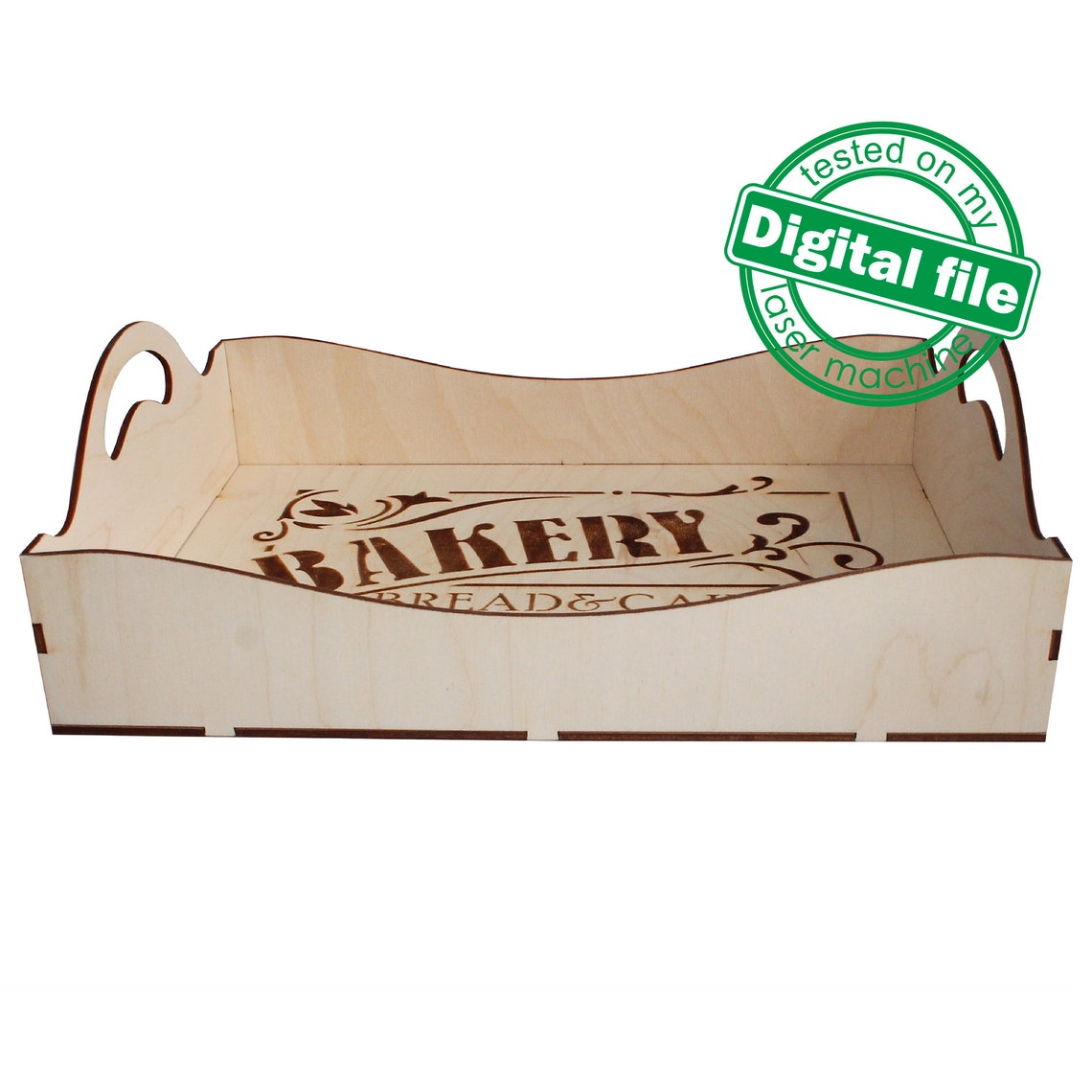 DXF SVG Files for Laser Tray Engraved Sign Bakery Bread - Etsy