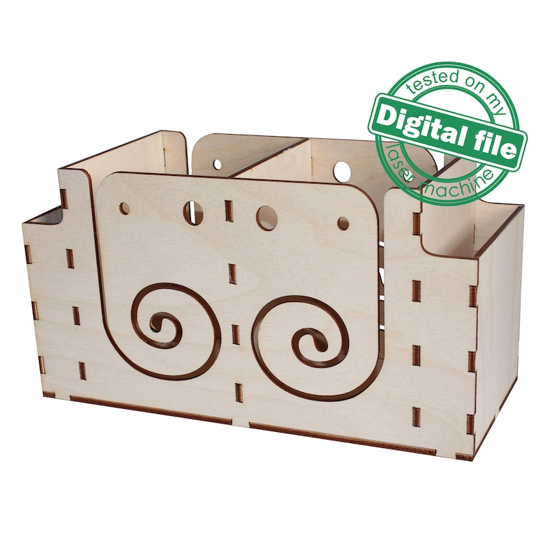 DXF SVG Files for Laser Yarn Box Crochet Storage Box - Etsy