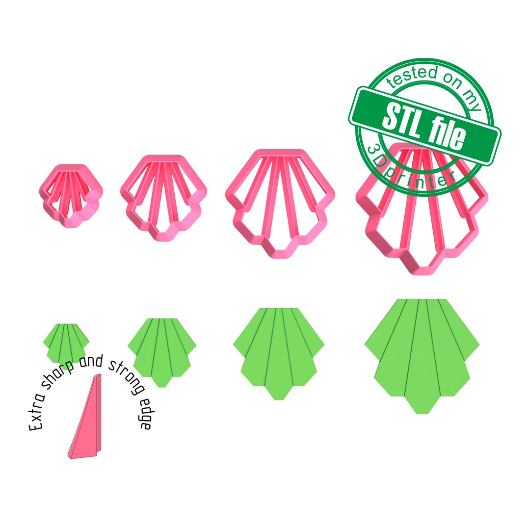 Art Deco Trapezoid With Embossing, 4 Sizes, Digital STL File for 3D ...