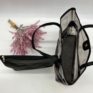 Custom Tote Bag, Custom PVC Tote, Clear PVC Bag, Bridesmaid Gift ...