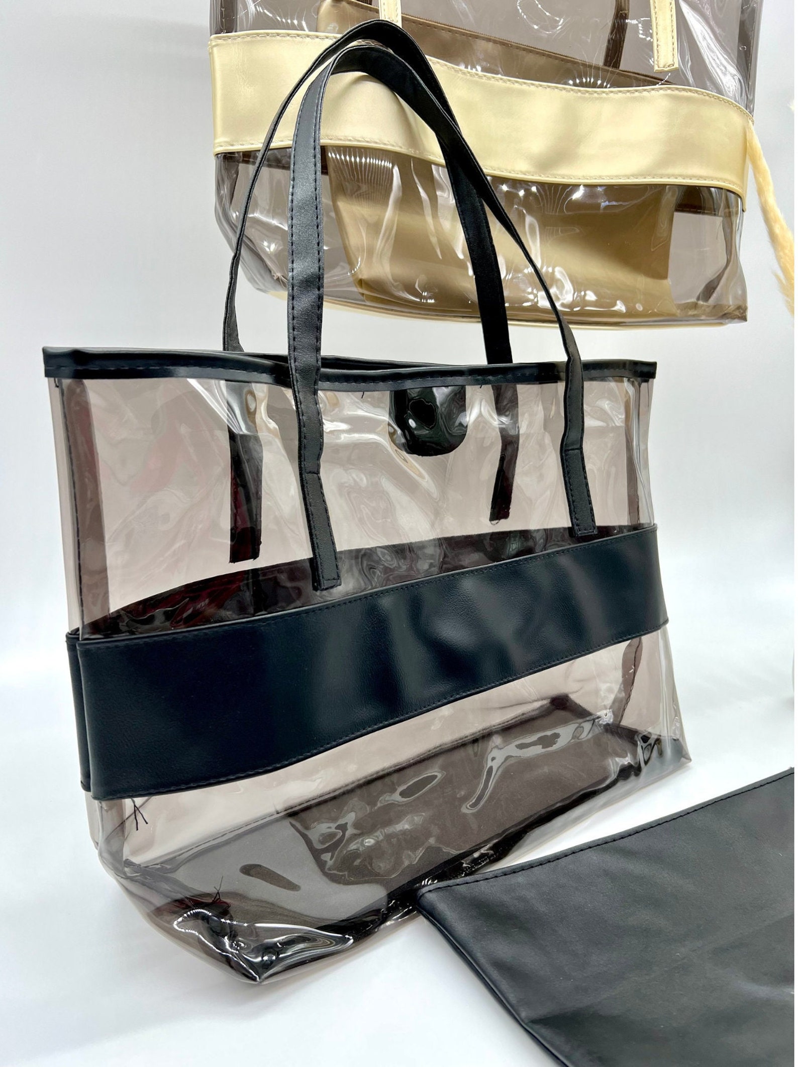 Custom Tote Bag Custom PVC Tote Clear PVC Bag Bridesmaid - Etsy