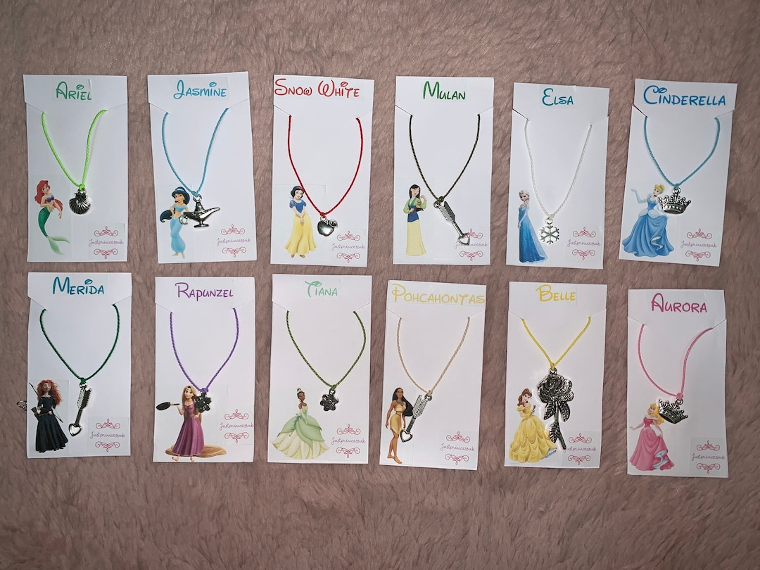 Disney Necklaces | Disney | Princess - Etsy