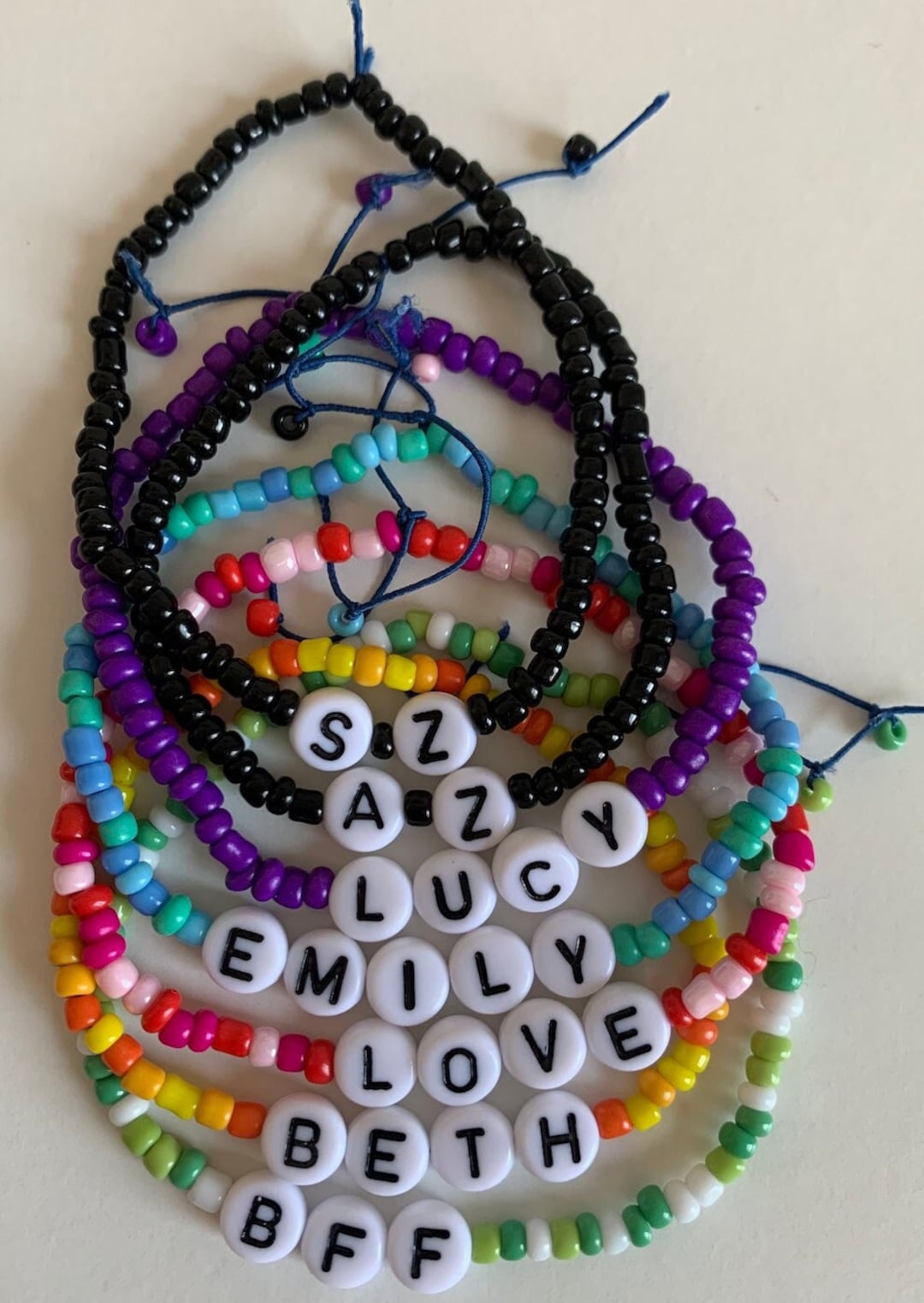 Cute Friendship Bracelets | Beaded | Friends - Etsy