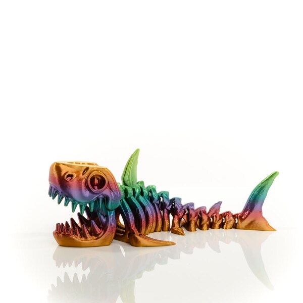 3d Printed Articulating Shark Etsy