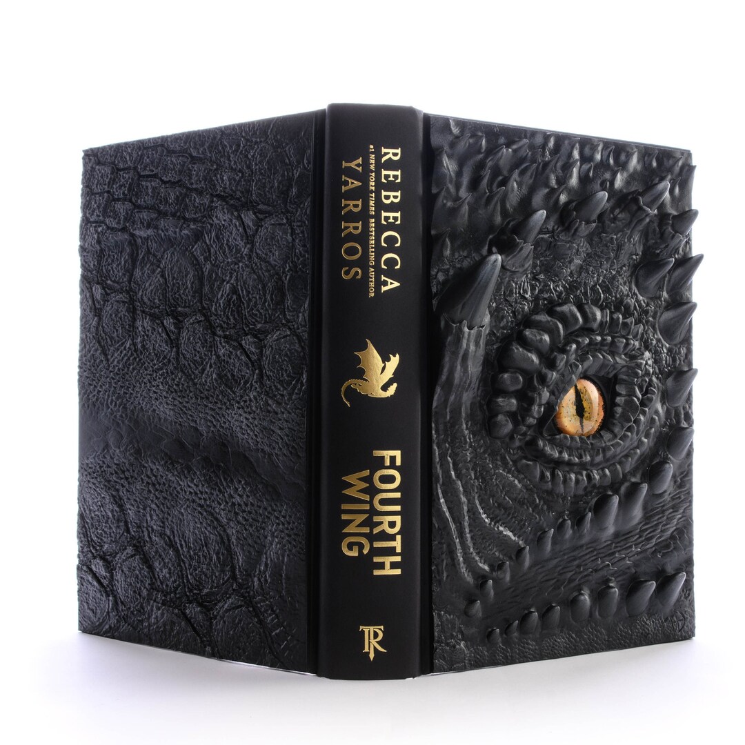 Dragon Book Cover Includes Fourth Wing Book - Etsy