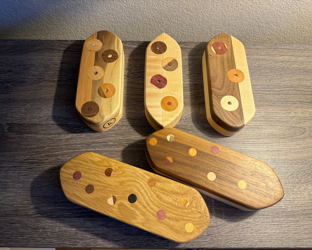 8 Quilter's & Tailors Clapper Wooden Circle Inlays - Etsy