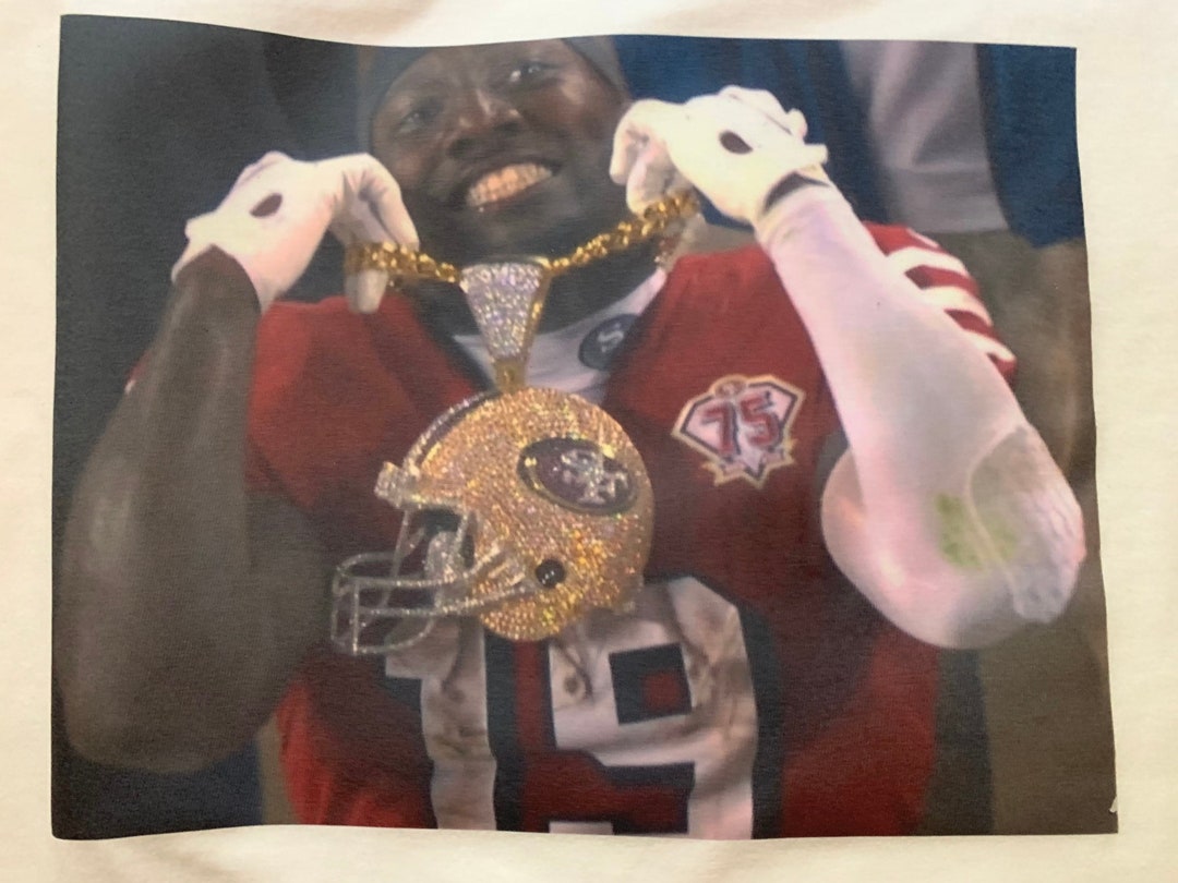 DEEBO Samuel Gold 49er Chain Premium T Shirt in Mens Size S-3XL in ...
