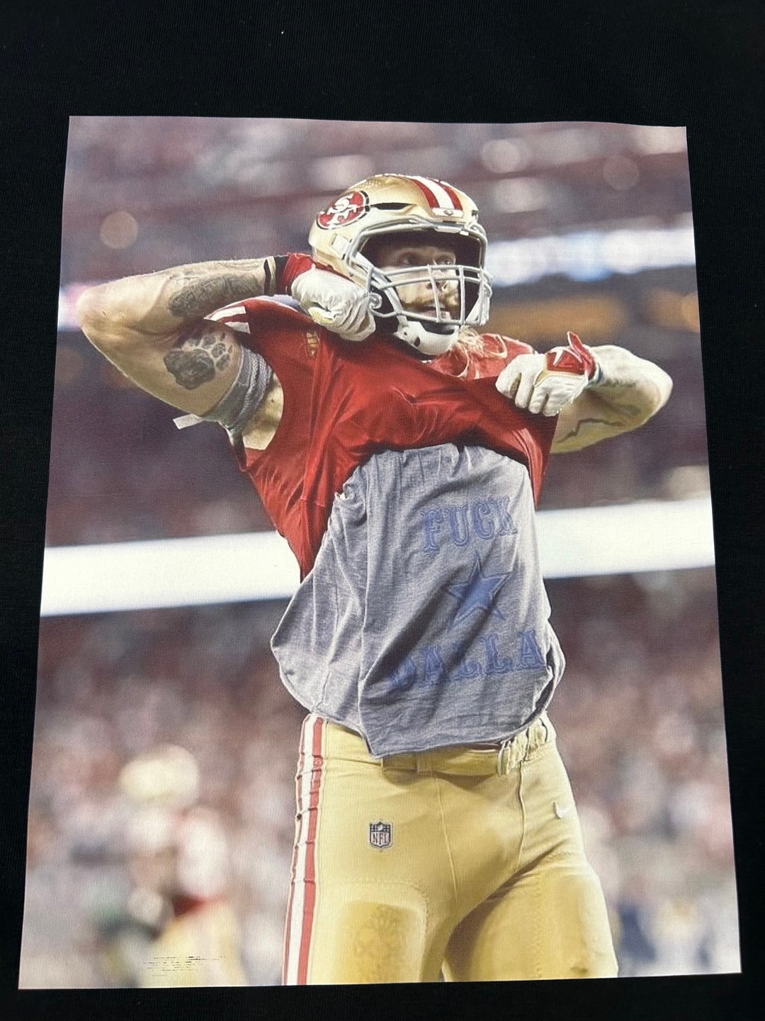 49ers George Kittle F*ck Dallas! Premium T Shirt in Mens Sizes S-3XL in ...