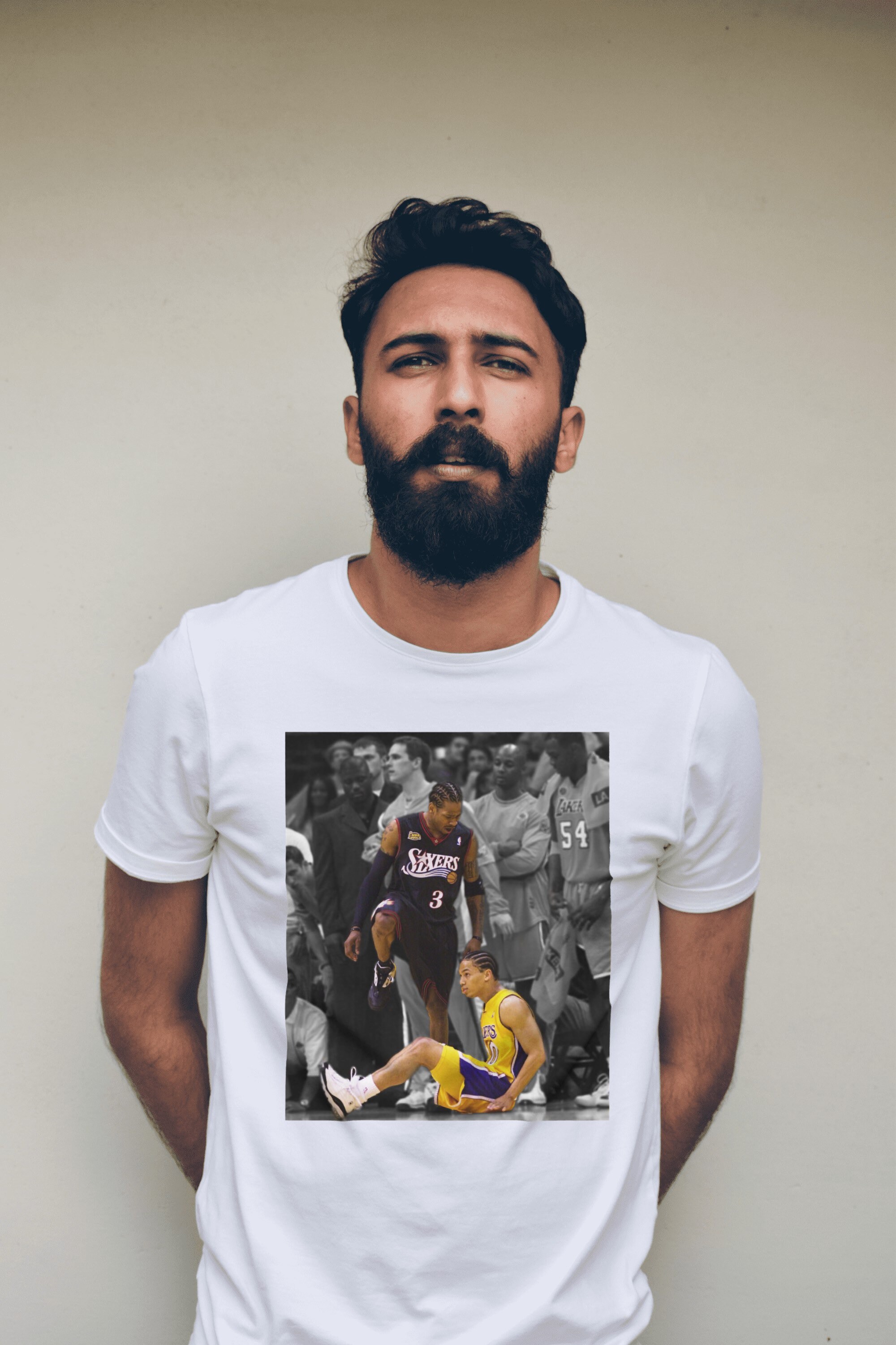 Allen Iverson “step Over” Premium T Shirt in Mens Sizes S-3XL in White ...