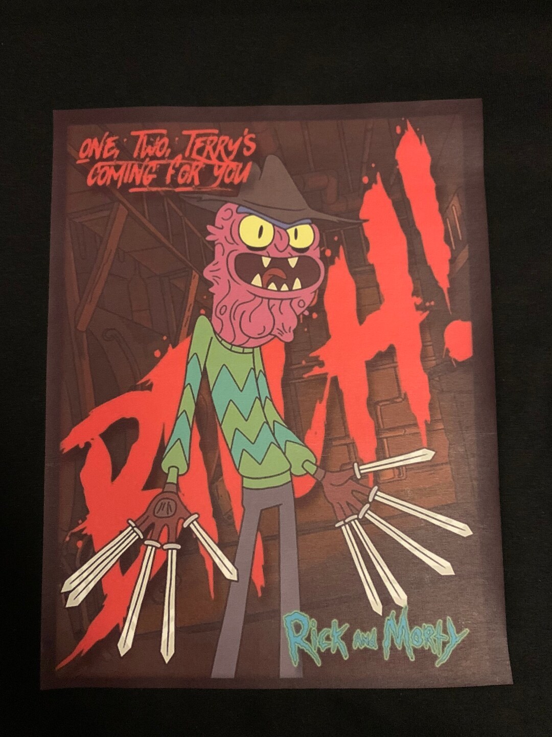 Scary Terry From Rick & Morty Premium T Shirt in Mens Sizes - Etsy