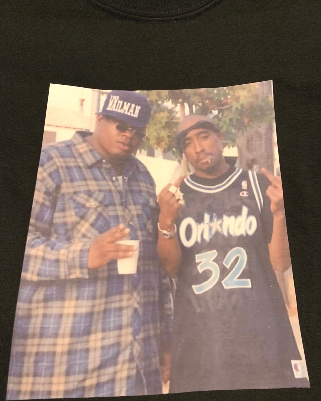E-40 & Tupac Premium T-shirt in Mens Sizes S-3XL in Black or White ...