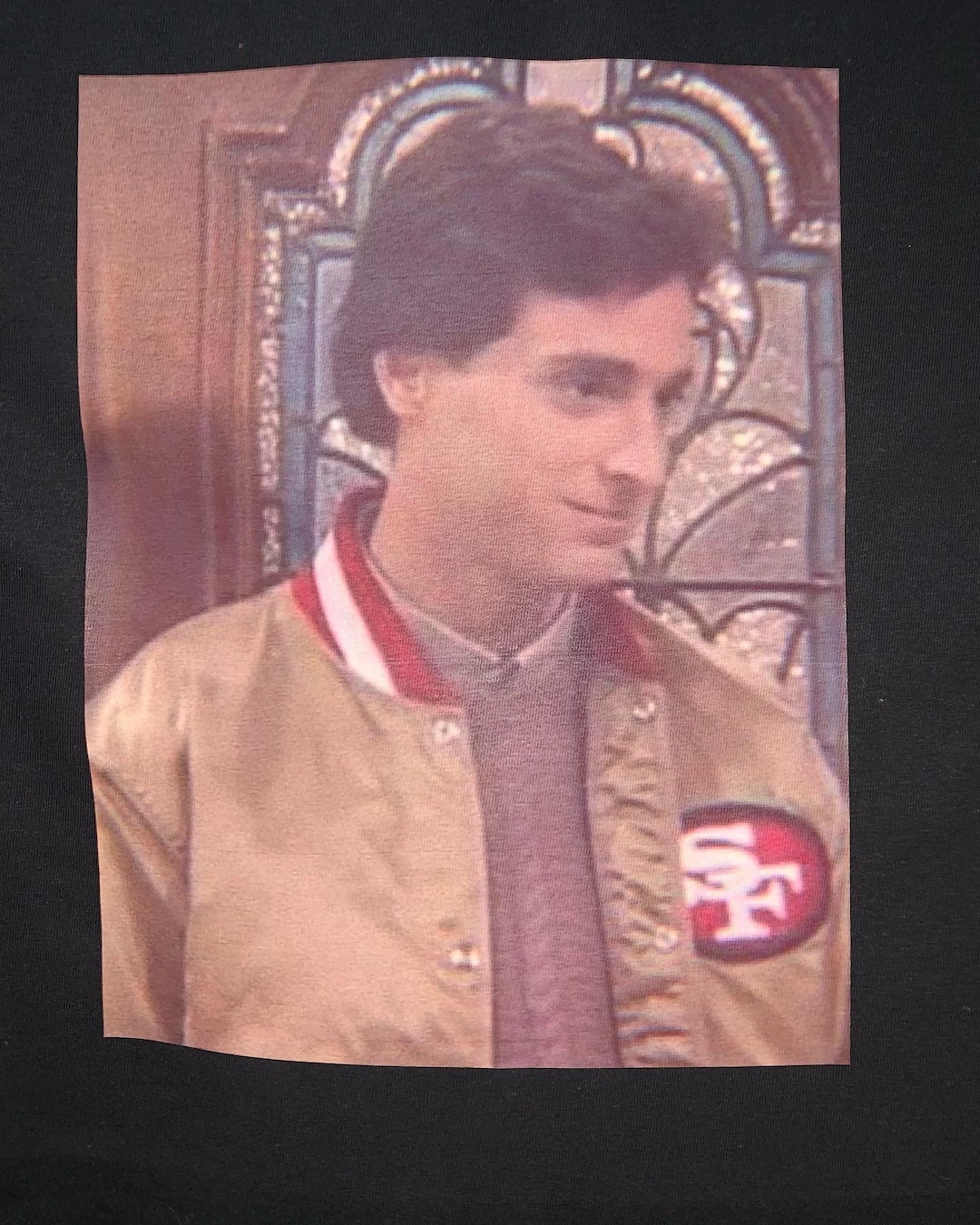 Bob Saget “danny Tanner” Gold 49er Jacket Premium T-shirt in Mens Sizes ...