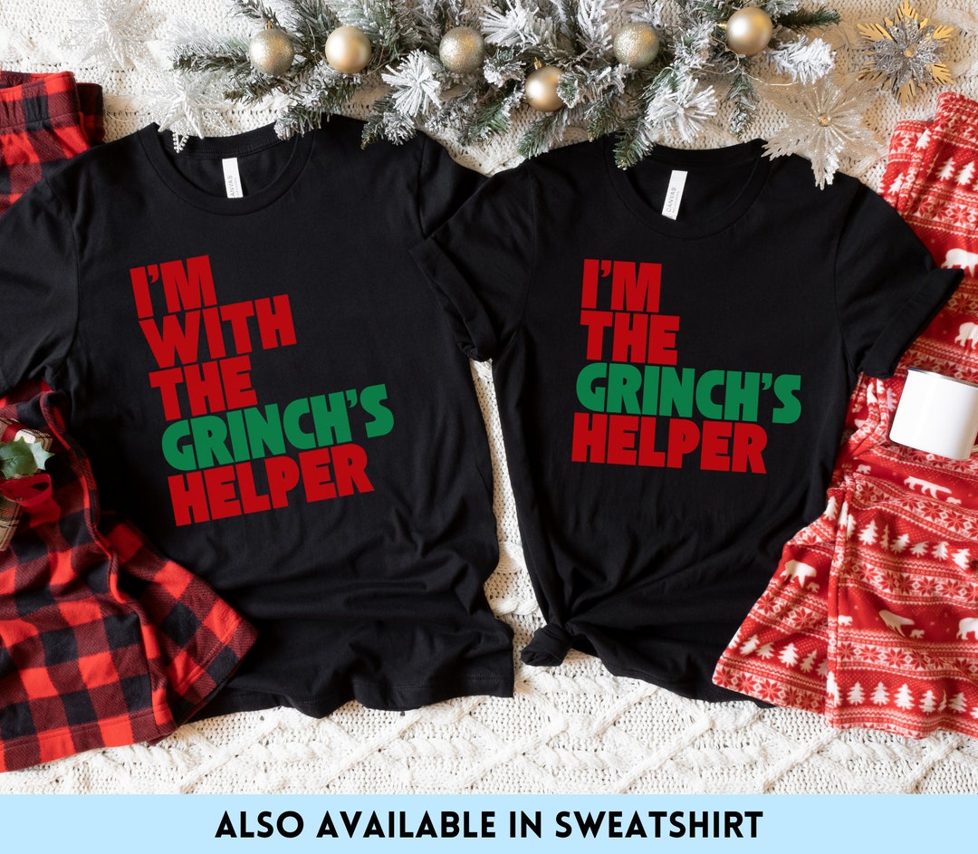 Funny Couples Matching Christmas Shirts, Grinch Mr and Mrs Christmas ...