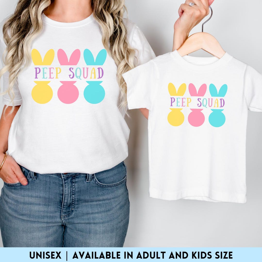 Funny Matching Group Easter Bunny Shirts, Custom Holiday Tshirt, Cute ...