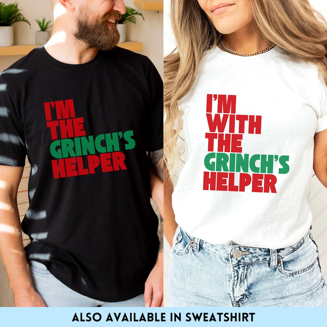 Funny Grinch Couples Matching Christmas Shirts, Mr and Mrs Christmas ...