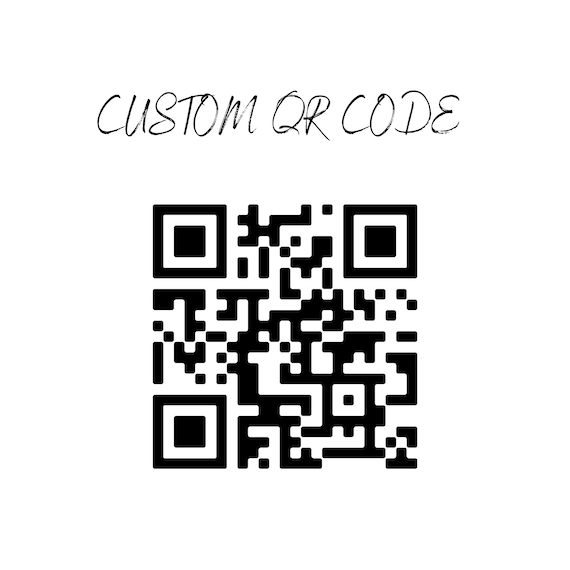 Custom QR Code Digital QR Code Download Small Business | Etsy