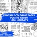 Printable Jewish High Holidays Coloring Pages in Hebrew & English (elul ...