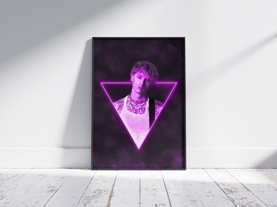Machine Gun Kelly MGK Poster A4 A3 Wall Art Music Gift | Etsy