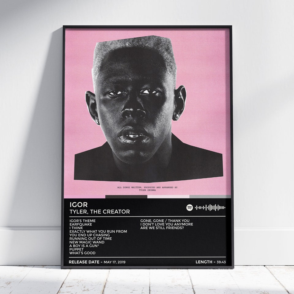 Tyler, The Creator Igor Album Cover Premium Matte Vertical Posters sold ...