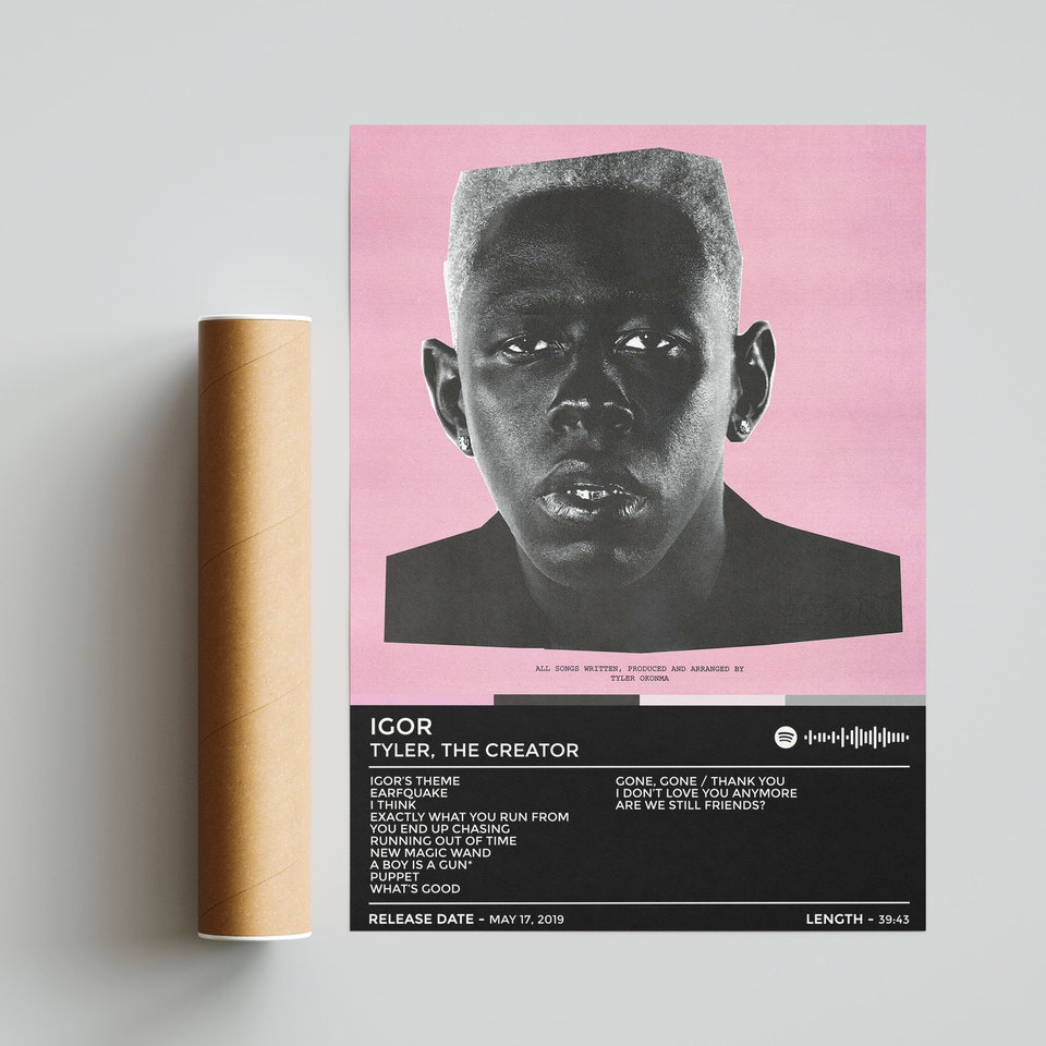 Tyler, The Creator Igor Album Cover Premium Matte Vertical Posters sold ...