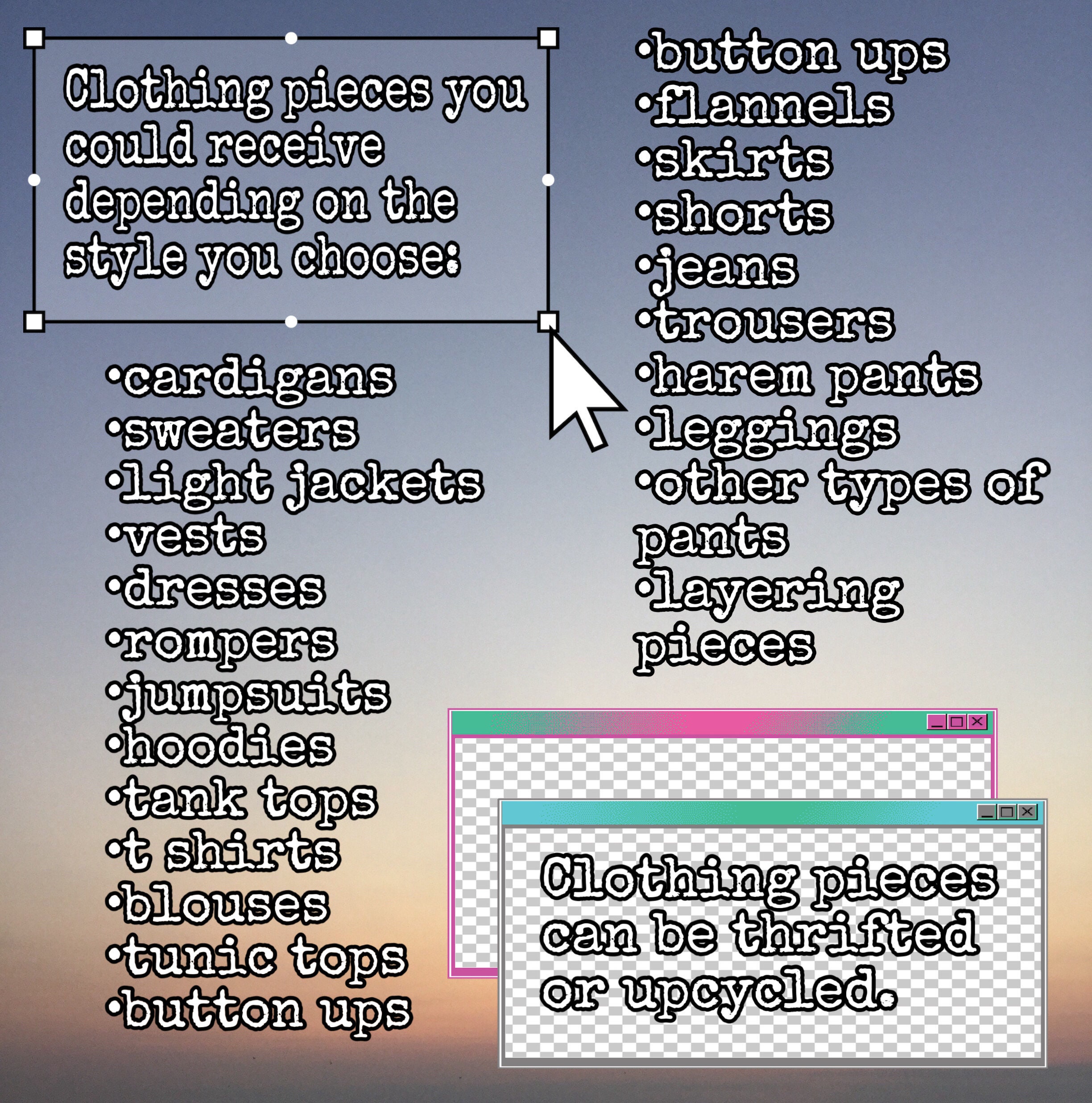 Whimsigoth Fully Styled Style Bundle Style Box Personal Capsule - Etsy