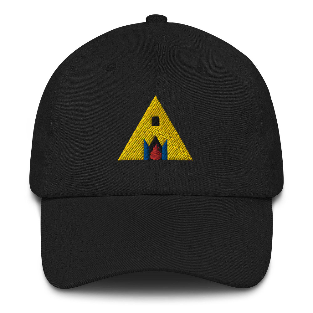 Midsommar Yellow Triangle Symbol Embroidered Dad Hat Baseball - Etsy