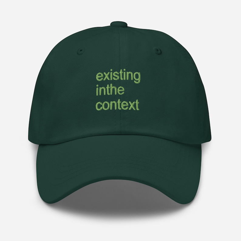 Embroidered Kamala Harris Brat Green Existing Inthe Context Dad Hat - Etsy