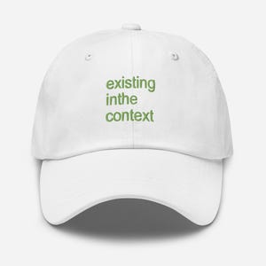 Embroidered Kamala Harris Brat Green Existing Inthe Context Dad Hat - Etsy