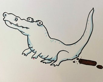 Alligator Ink Pen - Etsy