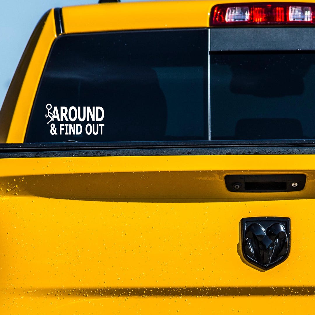 FAFO Car Decal - Etsy