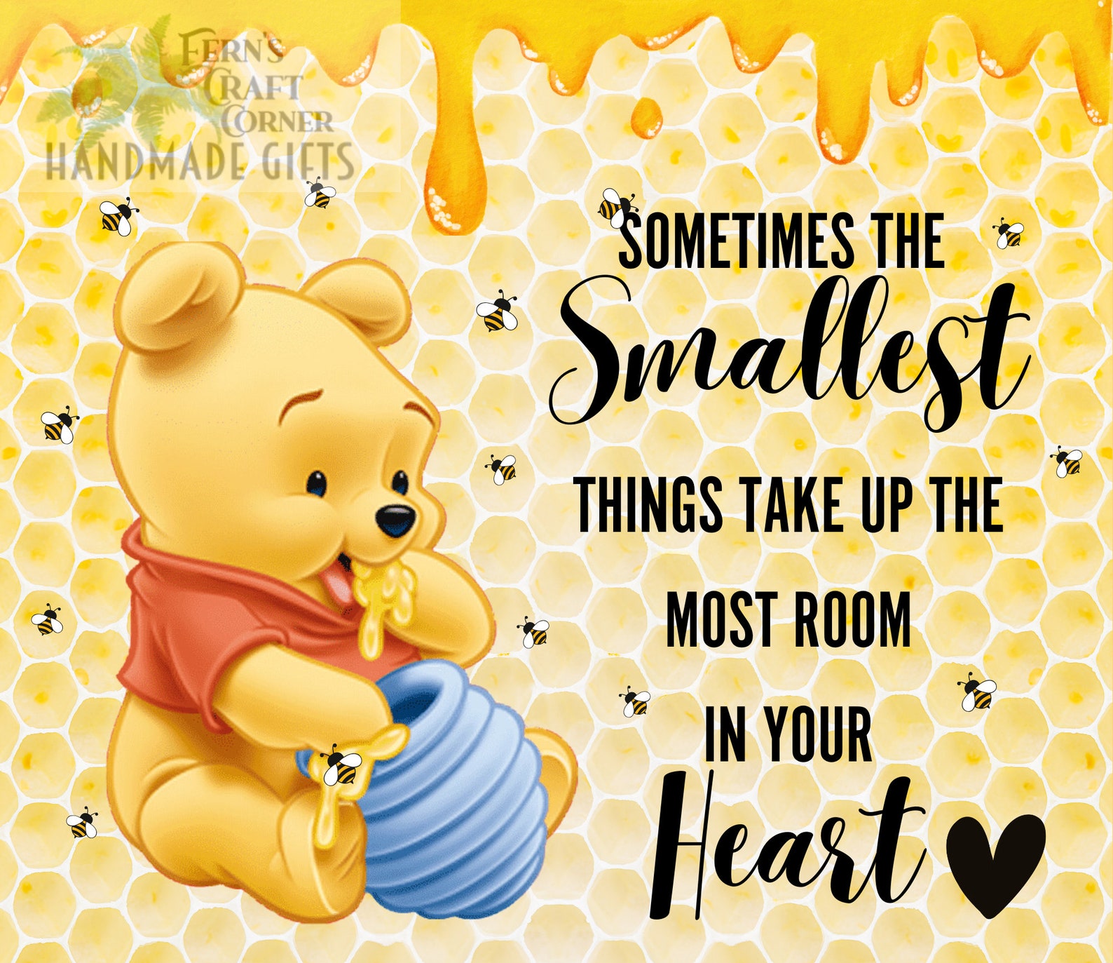 Winnie the Pooh 20oz Tumbler Wrap - Etsy