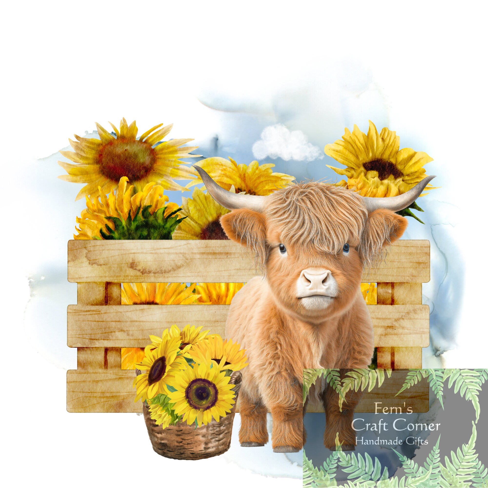 Highland Cow PNG - Etsy