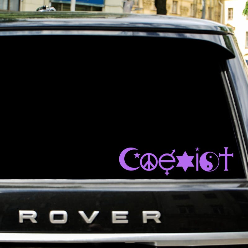 Coexist Sticker - Etsy