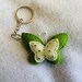 Cute Butterfly Keychain Butterfly Keychain Keyring, Metal Butterfly ...