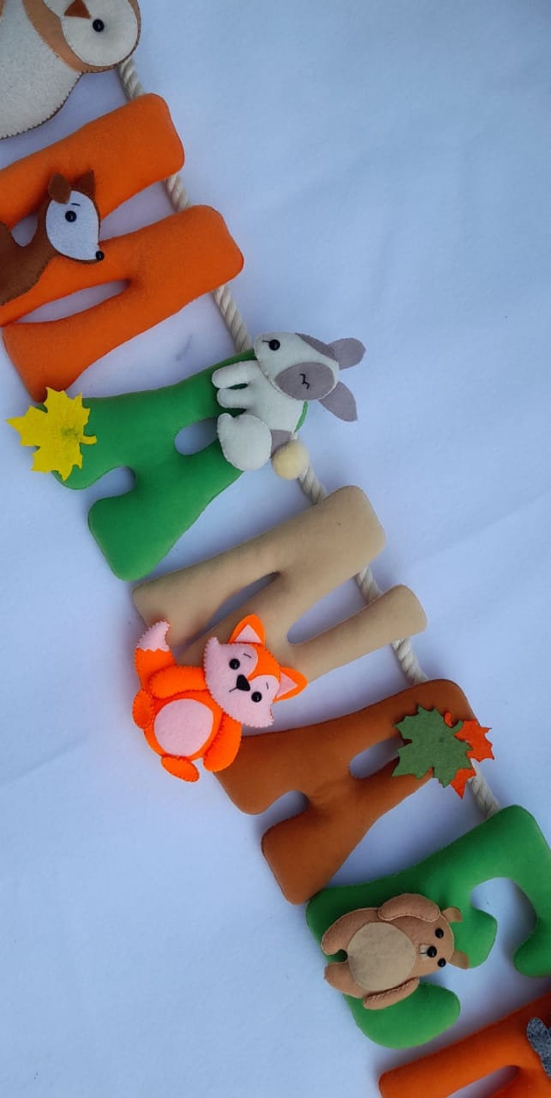 Woodland Animal Theme Name Sign, Woodland Theme Name Garland, Woodland ...