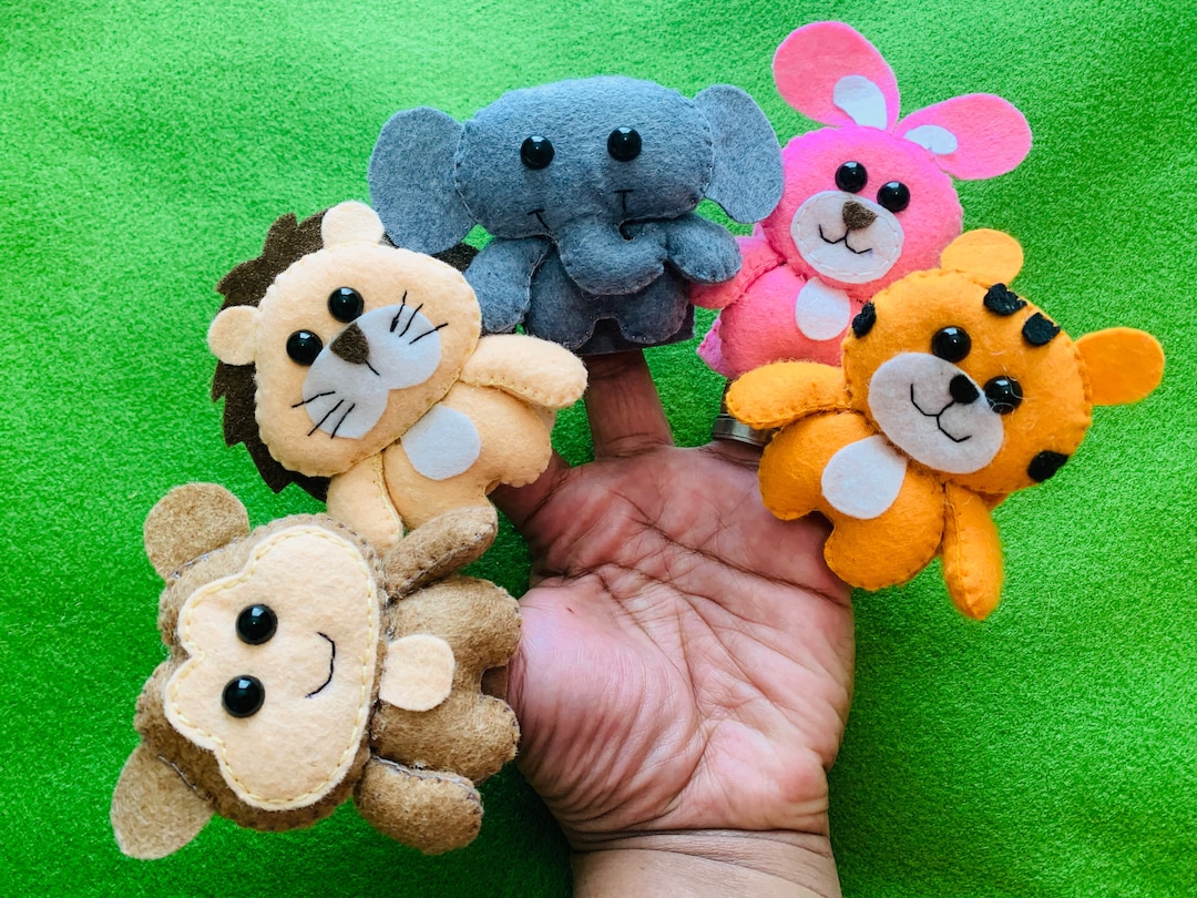 Forest Wild Animals Finger Puppets-children Kid Puppets Great to ...
