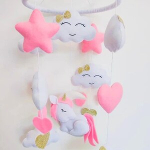 Unicorn Nursery, Unicorn Mobile, Unicorn Baby Shower, Unicorn Baby ...
