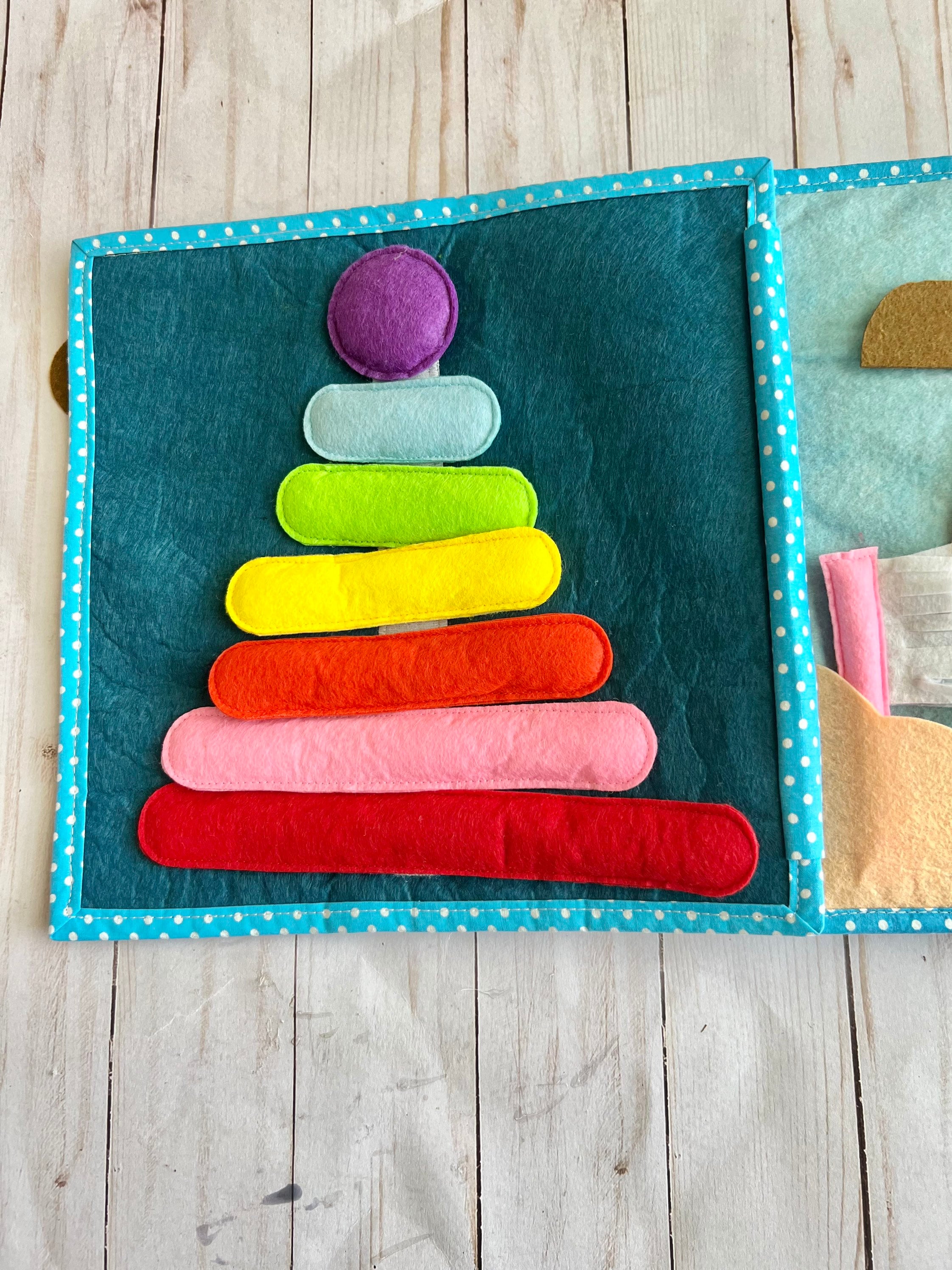 Personalized Busy Book Quiet Book Montessori Book Felt - Etsy