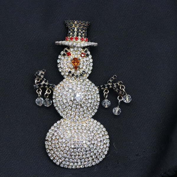 Snowman Pin - Etsy