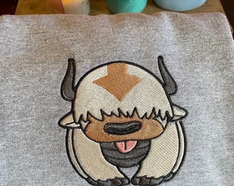 Appa Sweatshirt Embroidered - Etsy
