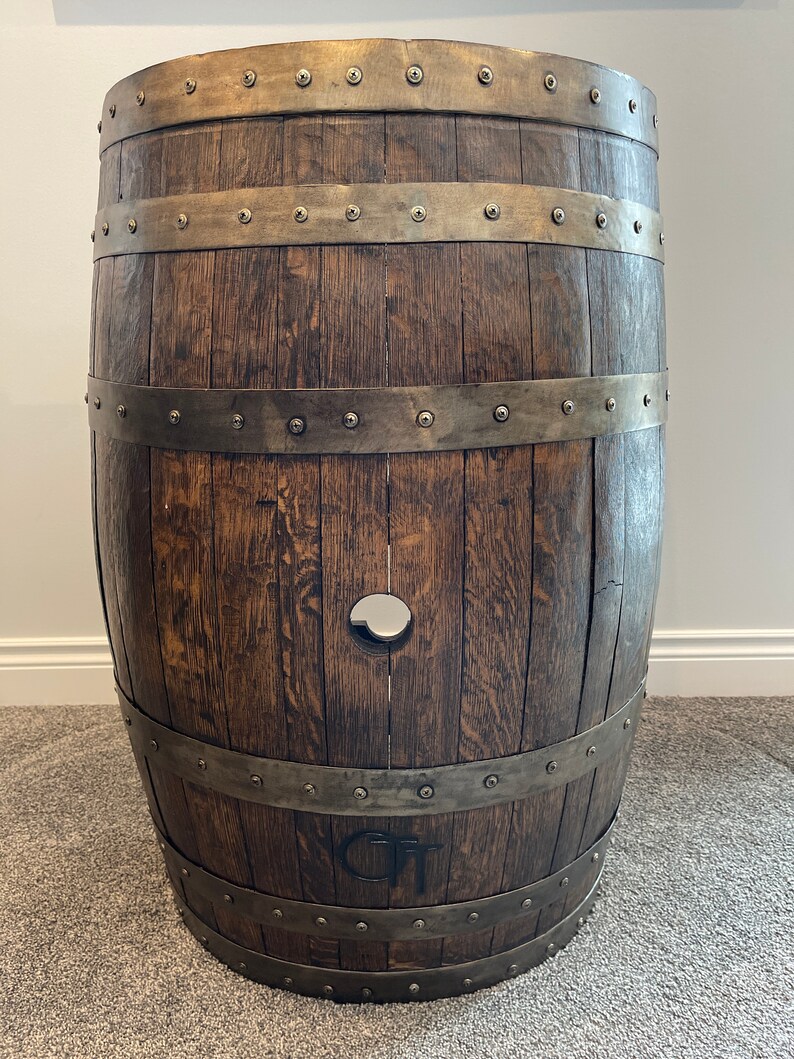 Whiskey Barrel Wine Rack - Etsy