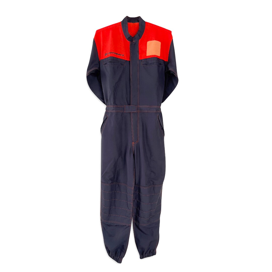 Retro JDM Japan Super Autobacs JGTC Mechanic Summer Coveralls Tsunagi ...